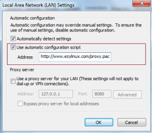 Proxy Auto Configuration (PAC) - Proxy auto-config - ezylinux
